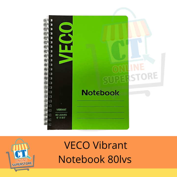 Veco Vibrant Notebook 6x8-1/2 80lvs | Sold per pc | Lazada