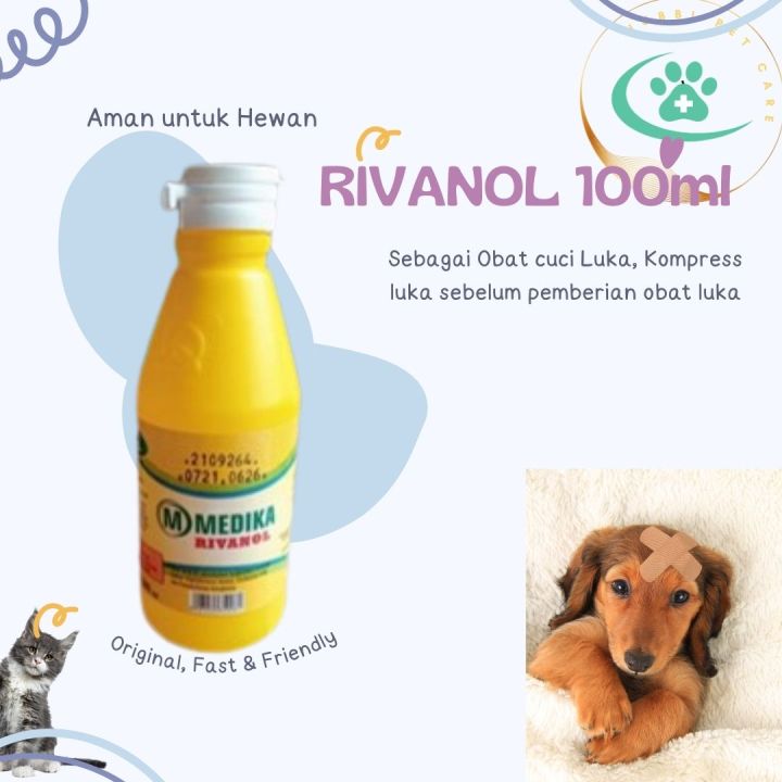 obat luka kucing - cairan antiseptik kucing anjing / pengering luka ...