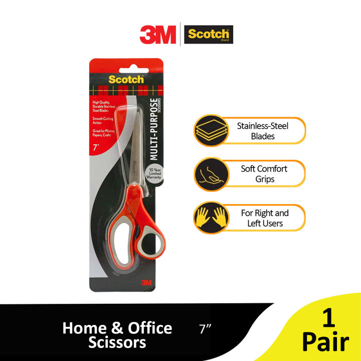 3M Scotch Multi-Purpose Scissors 1427, 7in (MS1427) | Lazada PH