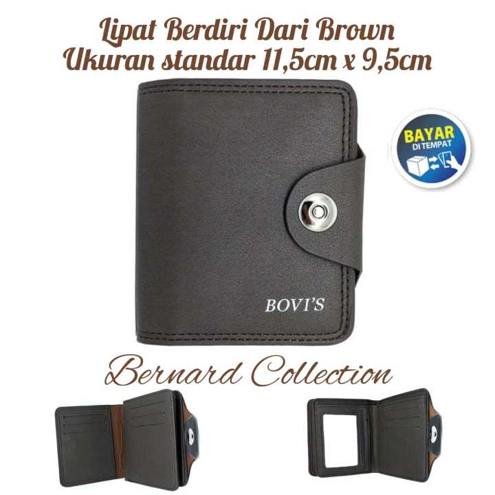 Dompet {ria Dompet Laki2 Lipat Berdiri Bahan Bludru Ukuran Standar ...
