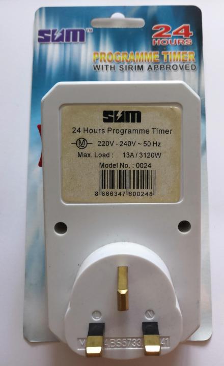UK electrical 24hr programable timer socket (manual setting) - wholesale2addgo | Lazada