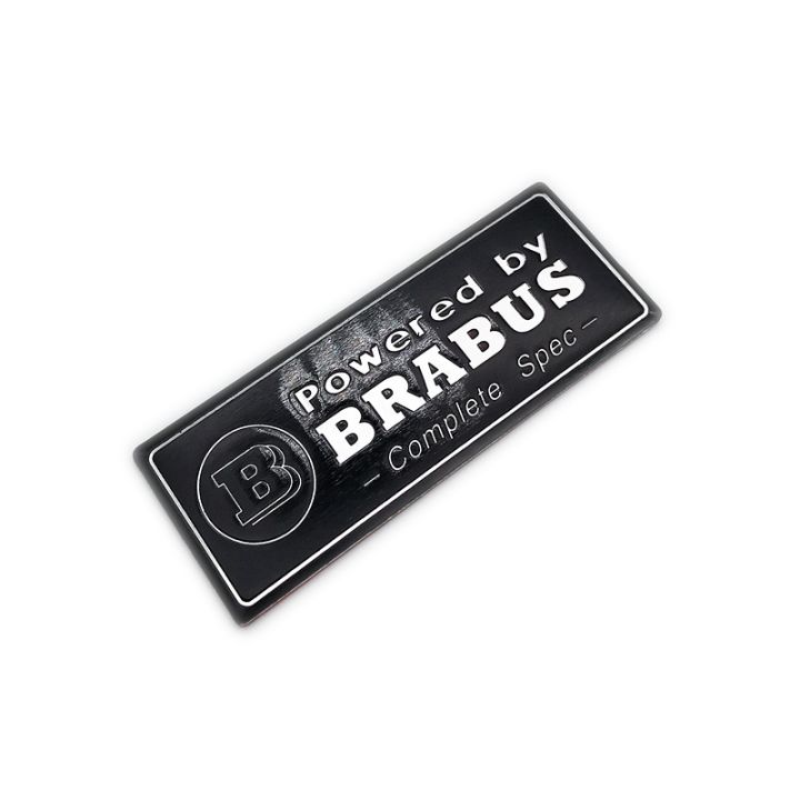 Metal nameplate logo for Mercedes Benz Brabus Fender rim emblem Rear ...