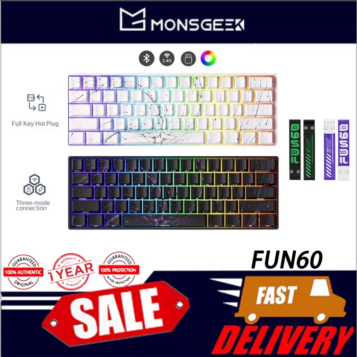 MONSGEEK FUN60 Customized mechanical keyboard with magnetic switch for ...