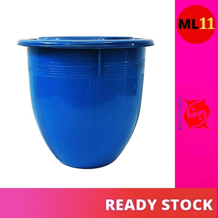 TWINS DOLPHIN (85L / 125L) Giant Pail Water Pail With Cover / Tong Air ...