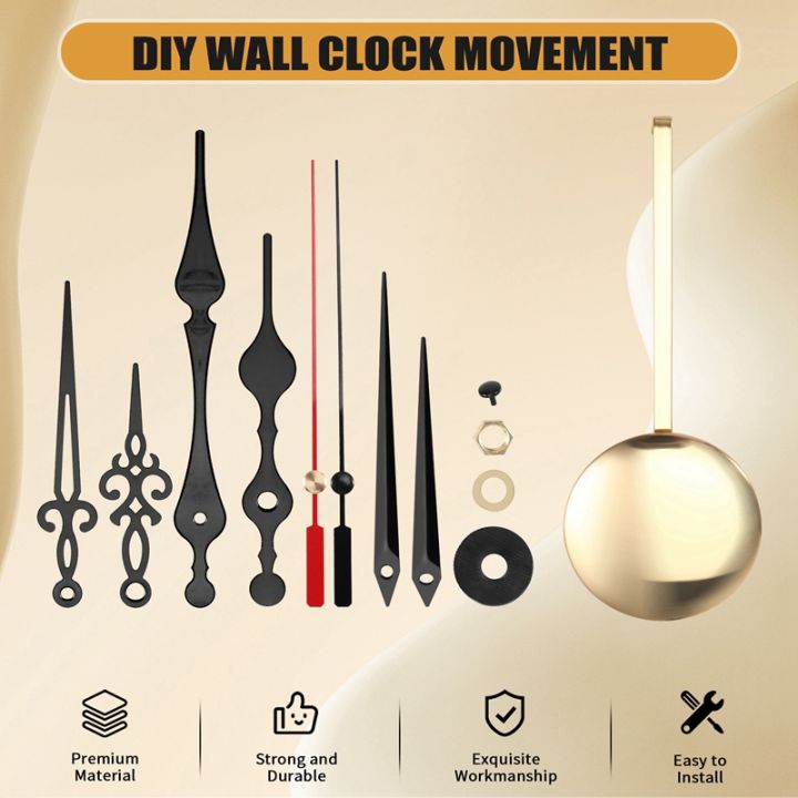 Quartz Pendulum Trigger Clock Movement Chime Melody Mechanism Clock Kit ...