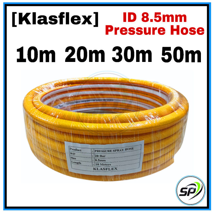 KLASFLEX ID : 8.5mm x 10m 20m 30m 50m PVC Reinforced High Pressure Air ...