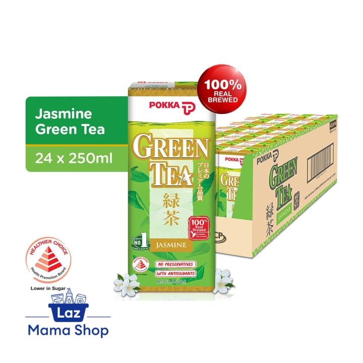 Pokka Jasmine Green Tea (24 X 250ML) - Case (Laz Mama Shop) | Lazada ...