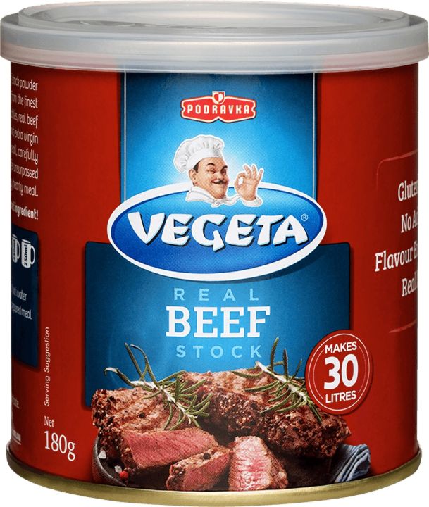Vegeta Real Beef Stock Powder 180g | Lazada