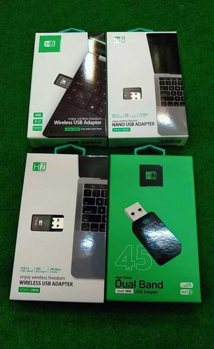 HZ DUAL BAND USB ADAPTER (DONGLE) HEATZ USB Wireless Adapter, Black ...