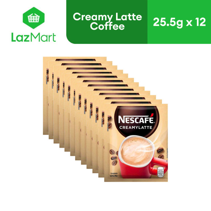 NESCAFE Creamy Latte 25.5G - Pack of 12 | Lazada PH