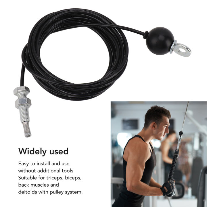 [Lightnice] Pulley Cable Heavy Duty Fitness Pulley System Cable ...