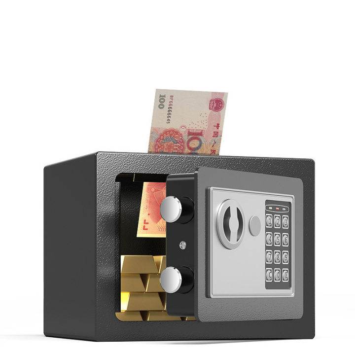 Mini Strongbox Solid Steel Electronic Safety Box With Digital Keypad ...