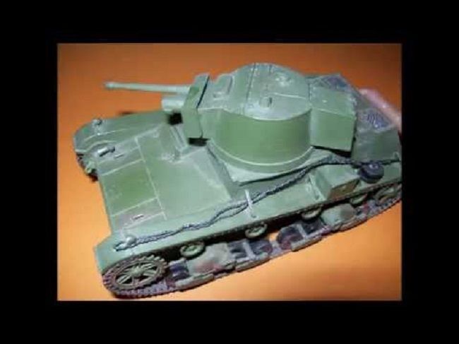 DIY Papercraft Tank WWII Polish Light Tank 7TP | Lazada Indonesia