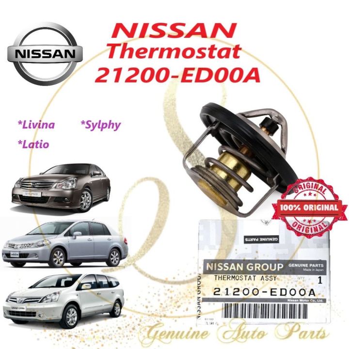 NISSAN Genuine Thermostat with rubber (seal)-Nissan Livina / Latio ...