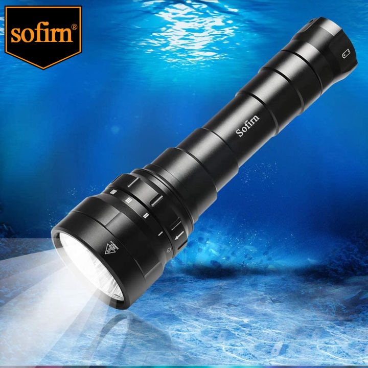 Sofirn New DF60 6 CREE XP-L2 LED 6000lm Diving Flashlight Underwater ...