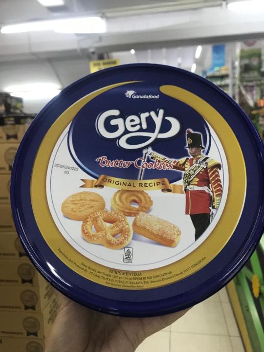Roti Kaleng Gery Butter Cookies 225 GR Kemasan Kecil Edisi Lebaran ...