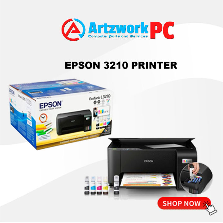 Epson EcoTank L3210 A4 All-in-One Ink Tank Printer | Lazada PH