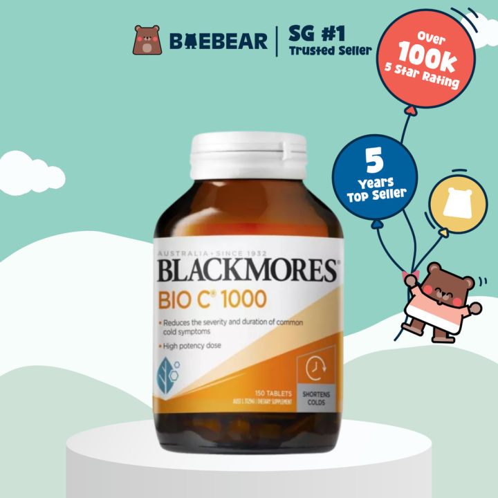 Blackmores Bio C 1000mg Vitamin C Cold Relief 150 Tablets I Vitamin C ...