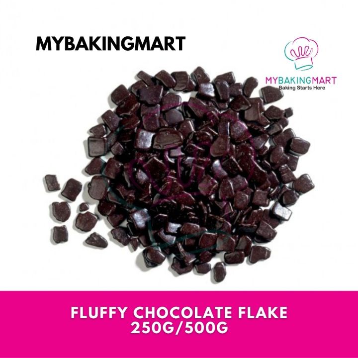 Mybakingmart | FLUFFY Chocolate Flakes 250g/500g (Repacked) - Halal ...