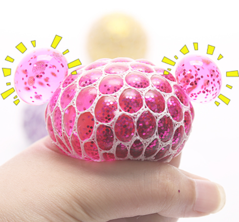 Mesh Squish Ball / Squeeze Ball Release Stress Funny Anti-Stress ...