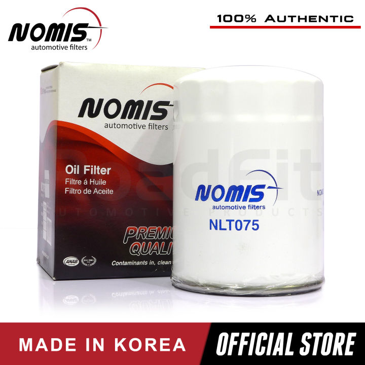 Nomis Oil Filter NLT-075 for Kia Pregio, Truck 2700 Dsl, Isuzu ...