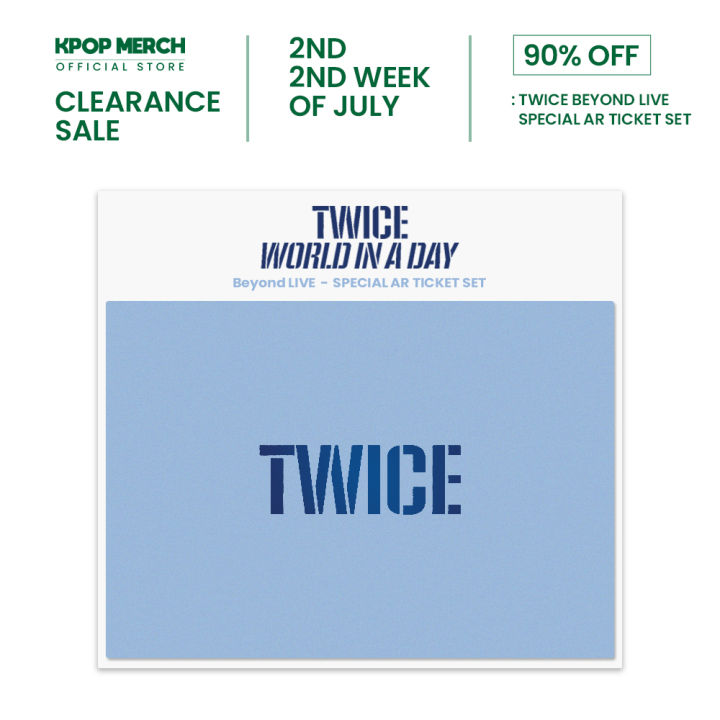 [ CLEARANCE SALE ] TWICE - 2020 World In A Day Special AR Ticket Set ...