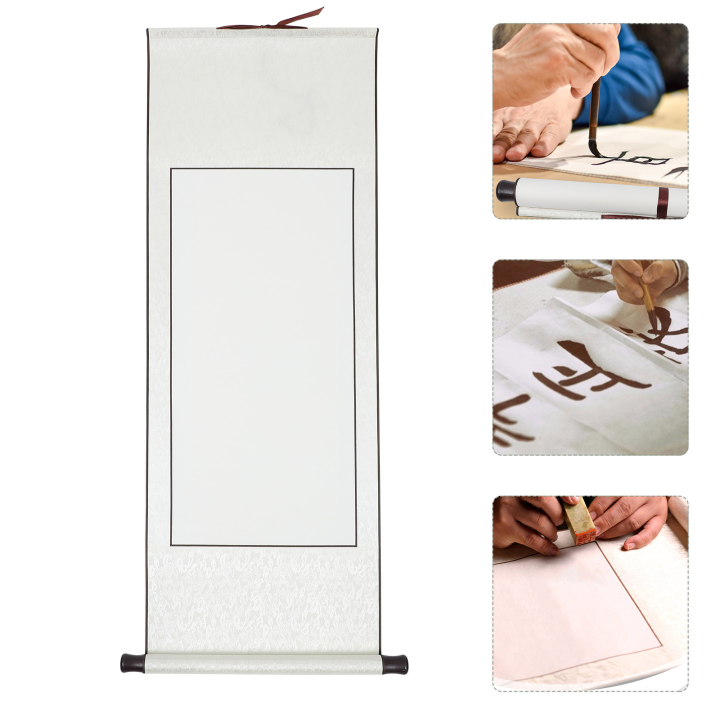 Scroll Paper Chinese Blank Wall Hanging Scrolls Calligraphy Painting ...