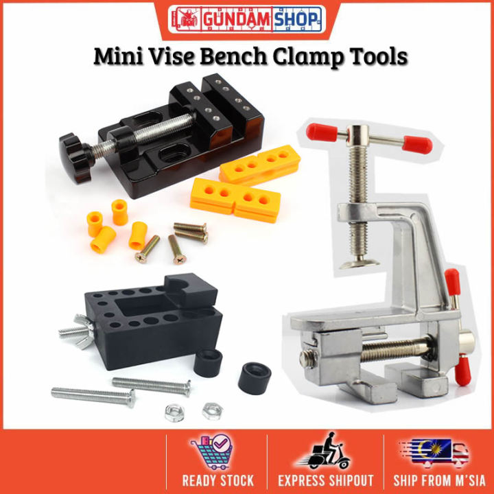 Adjustable Mini Bench Vice Clamp Carving Clamping Tools Plastic Screw ...