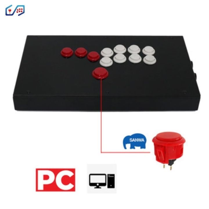 All Buttons Hitbox Style Arcade Game Console Joystick Fight Stick Game ...