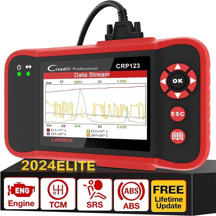 LAUNCH CRP123 OBD2 Scanner-2024 Newest Model Engine/ABS/SRS ...