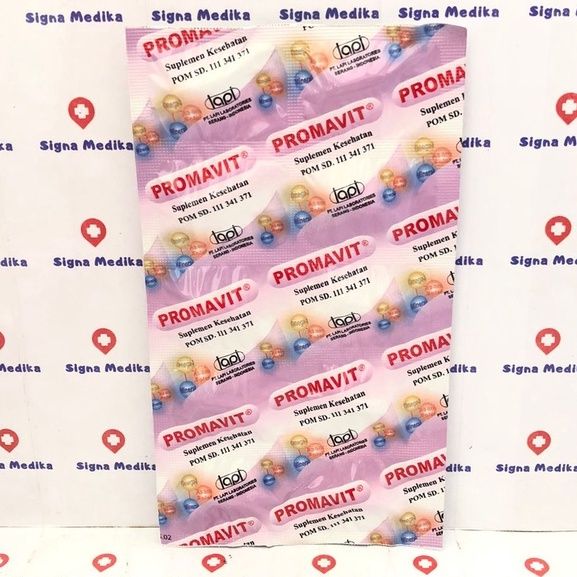 Promavit Isi 10 Kapsul - Multivitamin & Mineral Untuk Ibu Hamil ...
