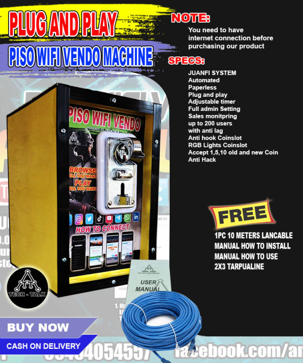 PISO WIFI VENDO MACHINE NO ANTENNA:𝐏𝐋𝐔𝐆 𝐀𝐍𝐃 𝐏𝐋𝐀𝐘:𝗔𝗡𝗧𝗜𝗛𝗔𝗖𝗞:𝗔𝗖𝗖𝗘𝗣𝗧 𝗢𝗟𝗗 ...