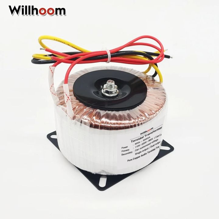 【big Savings】 50w Toroidal Transformer Dual Output 3wires 9v 0 9v 12v 0