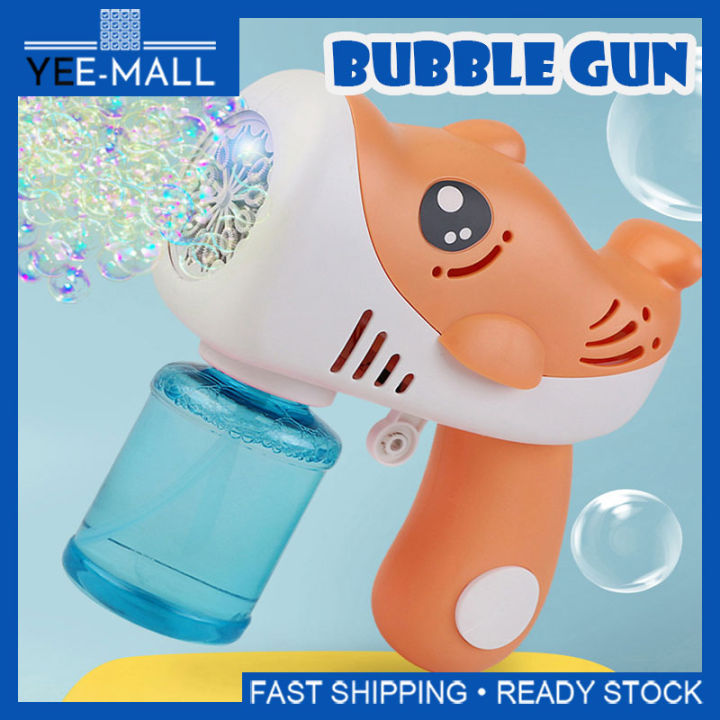 12 Holes Bubble Blowing Machine Electric Automatic Dolphin Bubble ...