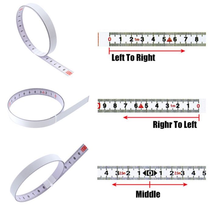 Self Adhesive Scale Ruler Forward and Reverse Painted Steel Tape ...