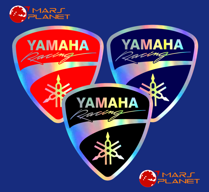 YAMAHA RACING STICKER DECAL MOTORCYCLE EMBLEM | Lazada PH