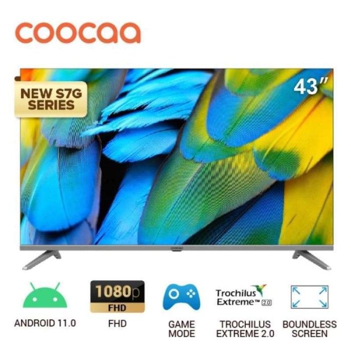 COOCAA 43S7G SMART Digital LED TV Android Tv 11.0 43 inch | Lazada ...