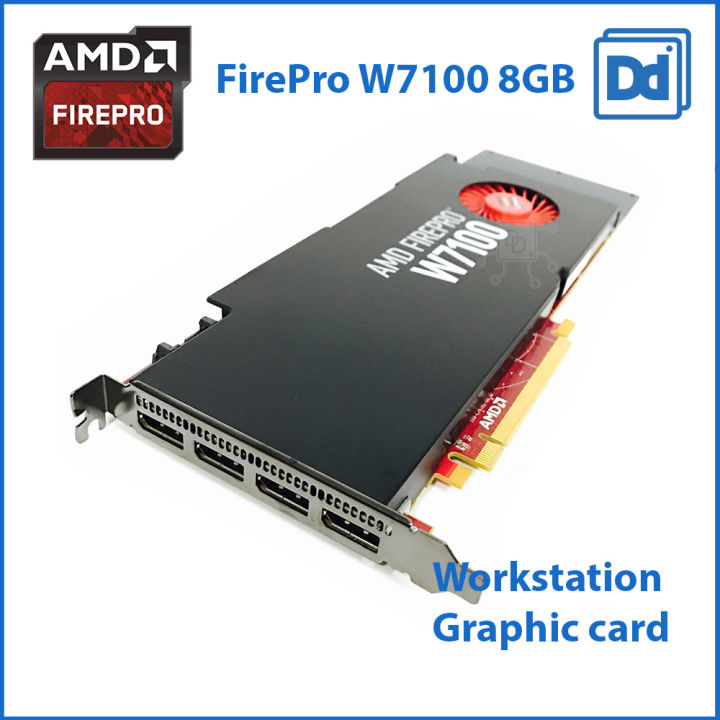การ์ดจอทำงาน AMD Firepro W7100 8GB Workstation graphic card | Lazada.co.th