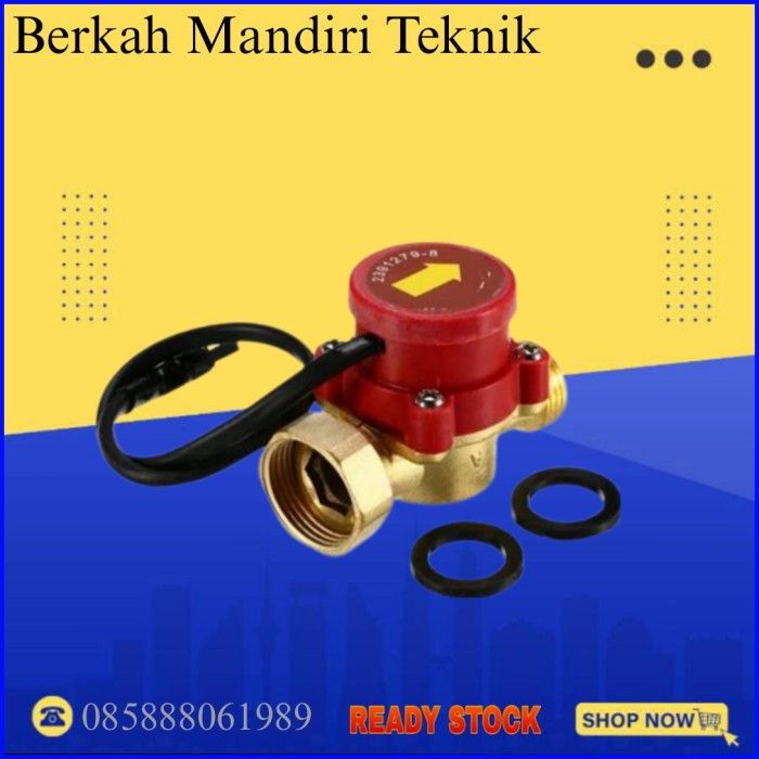 FLOW SWITCH 1/2X1/2 INCH POMPA BOOSTER PUMP OTOMATIS 1/2 INCH | Lazada ...