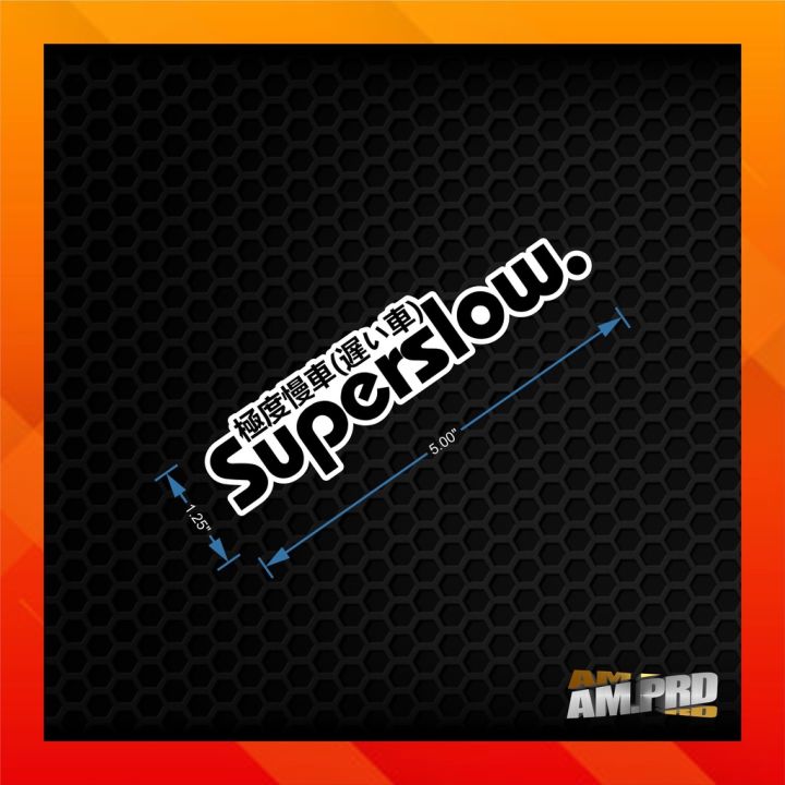 SuperSlow sticker decals for Click,Aerox,Nmax,PCX,ADV,Mio etc ...