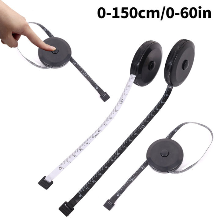 Automatic Retractable Tape Ruler 150cm/60 Inch Portable Tape Measure ...