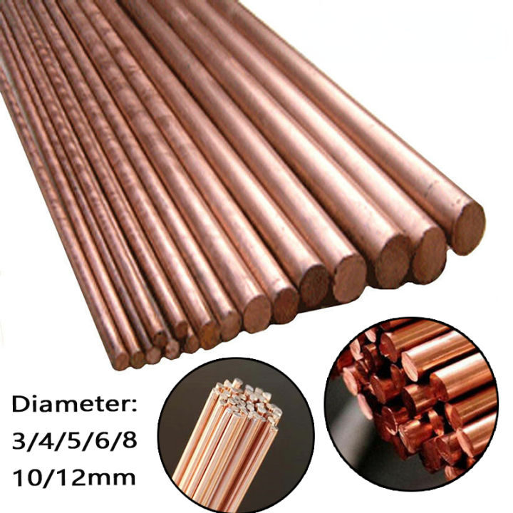1/2/3/4/5/6/8/10/12mm Diameter Copper Round Bar Rod Milling Welding ...