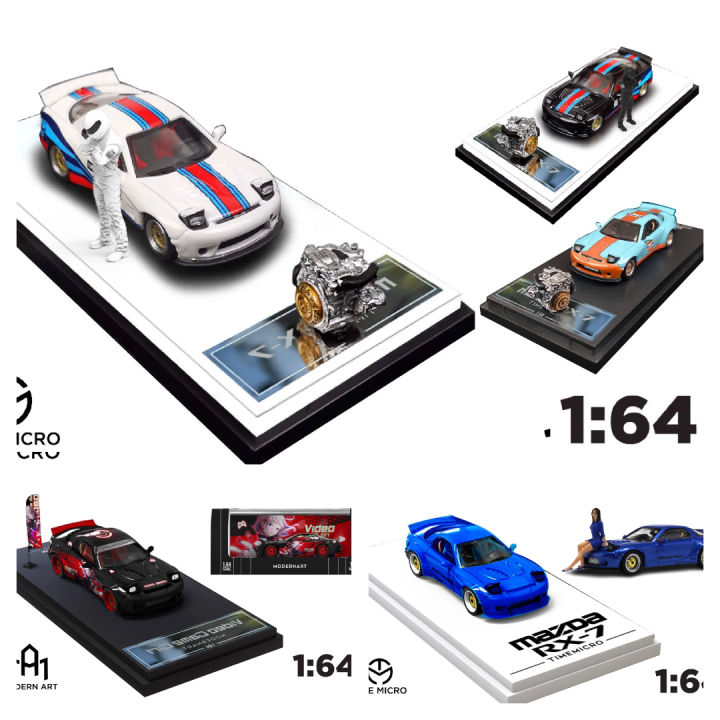 Mô hình xe Mazda RX7 tỉ lệ 1:64 Time Micro | Lazada.vn