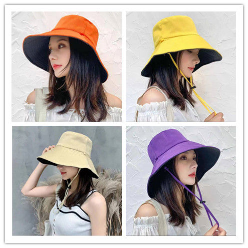 BGC Plain Reversible Jersey double side Women"s fisherman hat Bucket ...