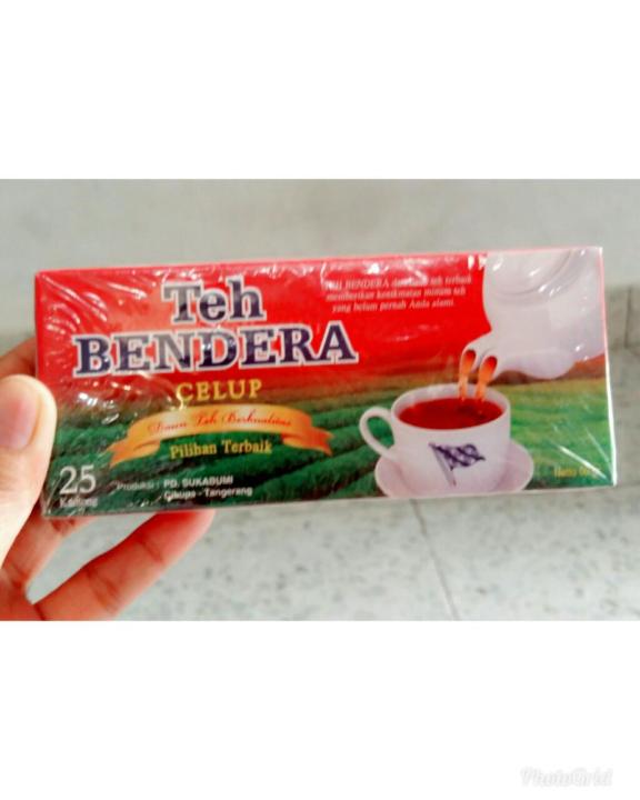 Teh Bendera 2 bungkus,Teh celup bendera | Lazada Indonesia