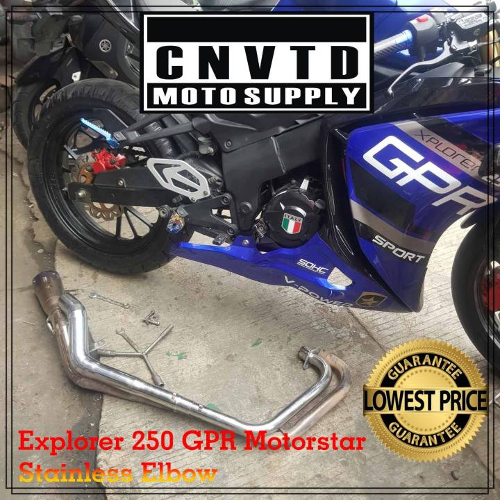 Explorer 250 GPR motorstar stainless elbow | Lazada PH