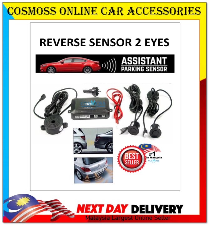 CAR PARKING REVERSE SENSOR 2 EYE | Lazada
