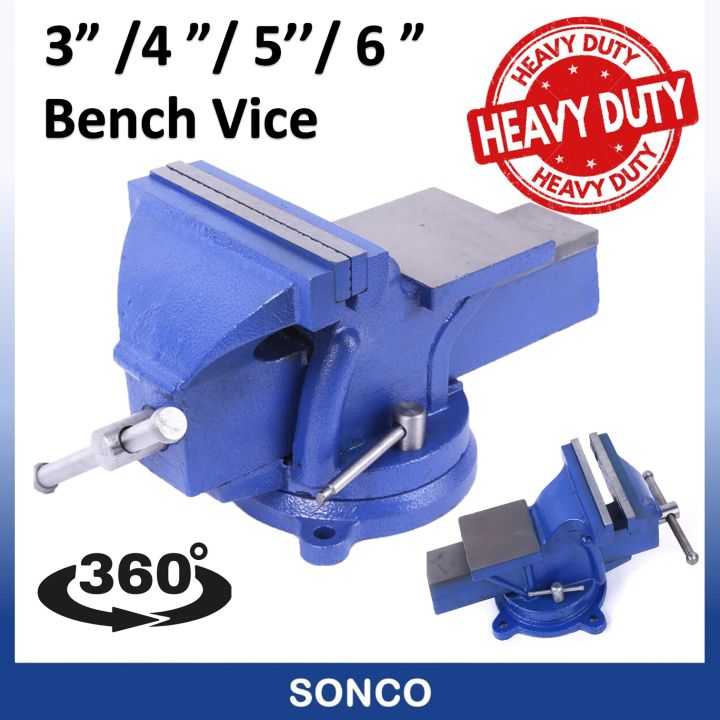 3'' / 4'' / 5'' / 6'' Swivel Base Bench Vise / Heavy Duty Bench Vise / Swivel Bench Vice / Bench ...