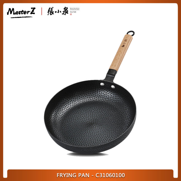 Master Z - Zhang Xiao Quan Hammered Pattern Fine Iron Frying Pan 28cm ...
