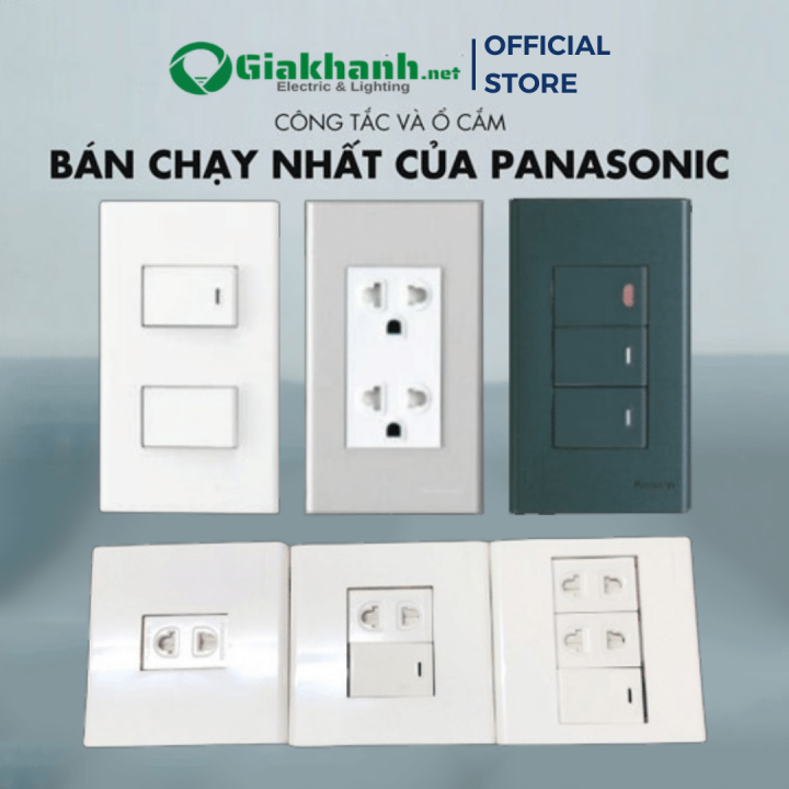 Công Tắc Ổ Cắm Panasonic, Công Tắc 1 Chiều, 2 Chiều Panasonic, Ổ Cắm Âm ...
